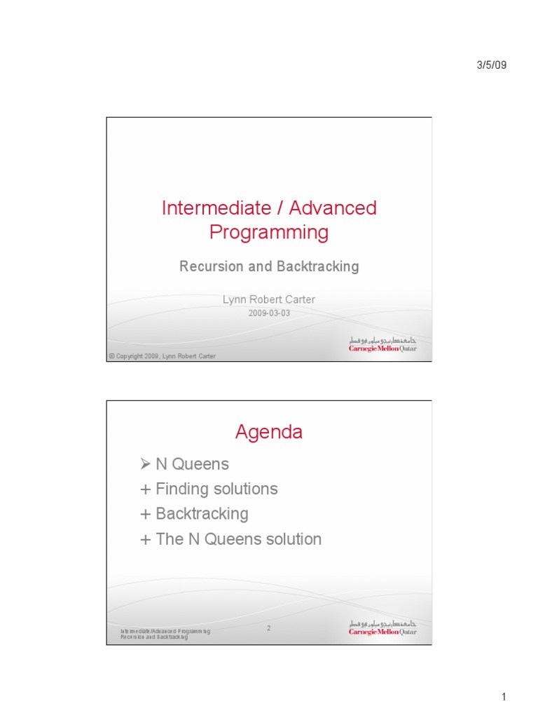 21 Recursion and Backtracking | PDF | Mathematical Logic | Mathematical Concepts