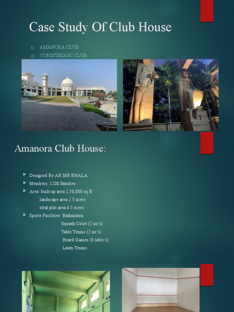 Amanora Club House Case Study | PDF