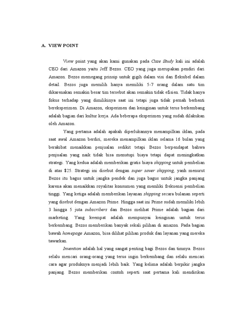 Amazon Case Study | PDF