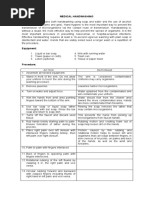 Hand Washing and Gloving - Checklist | PDF | Hand Washing | Hand