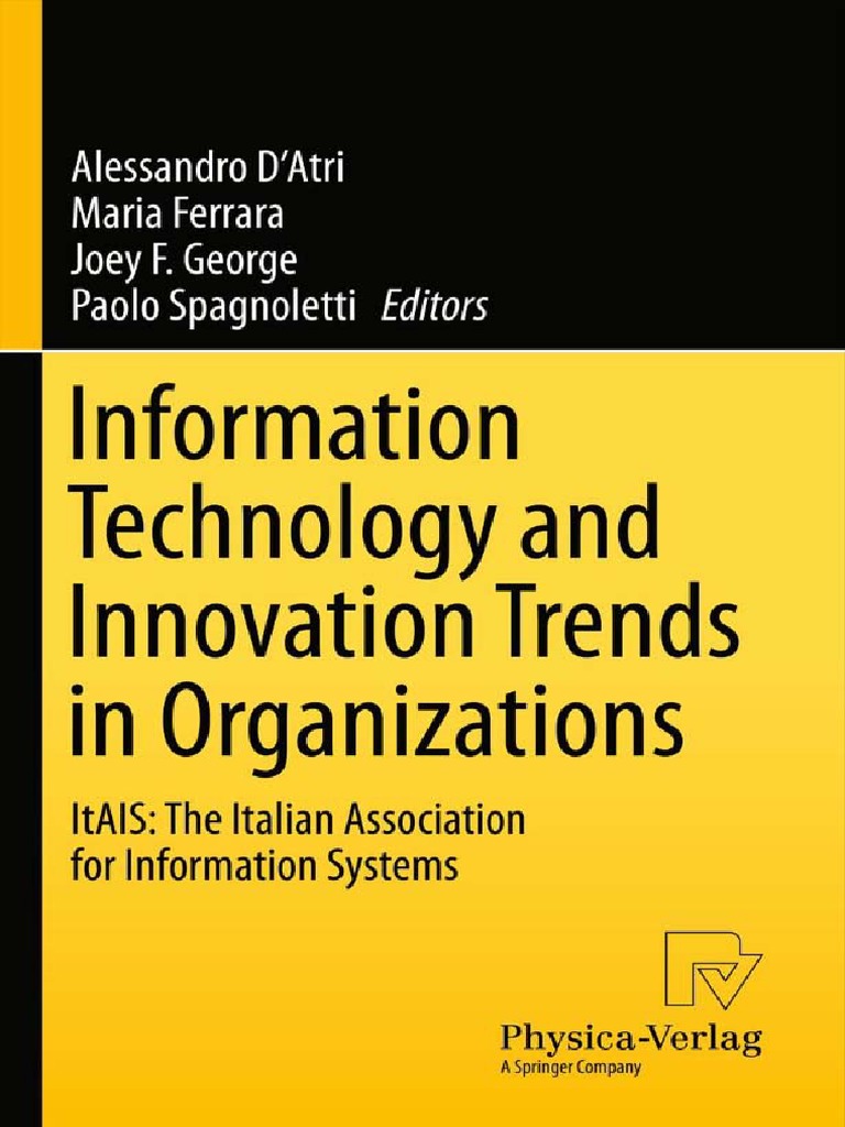 Information Technology and Innovation Trends in Organizations - ItAIS ...