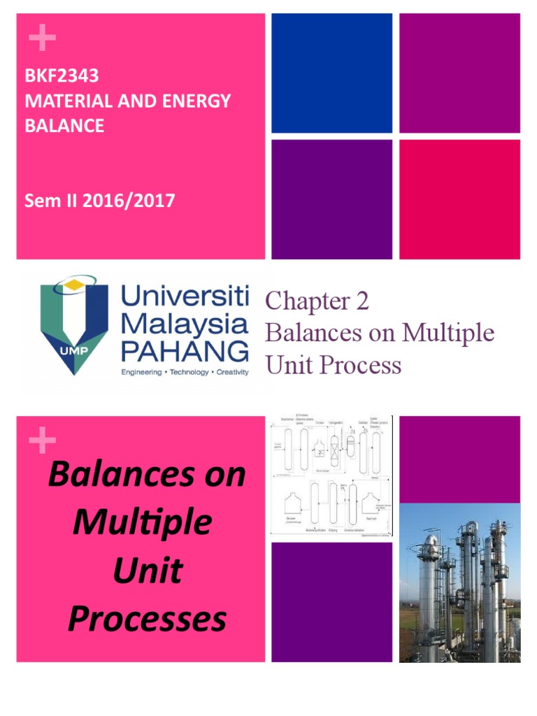 W03 Chap 2 Material Balance On Multiple Units | PDF | Water | Physical ...