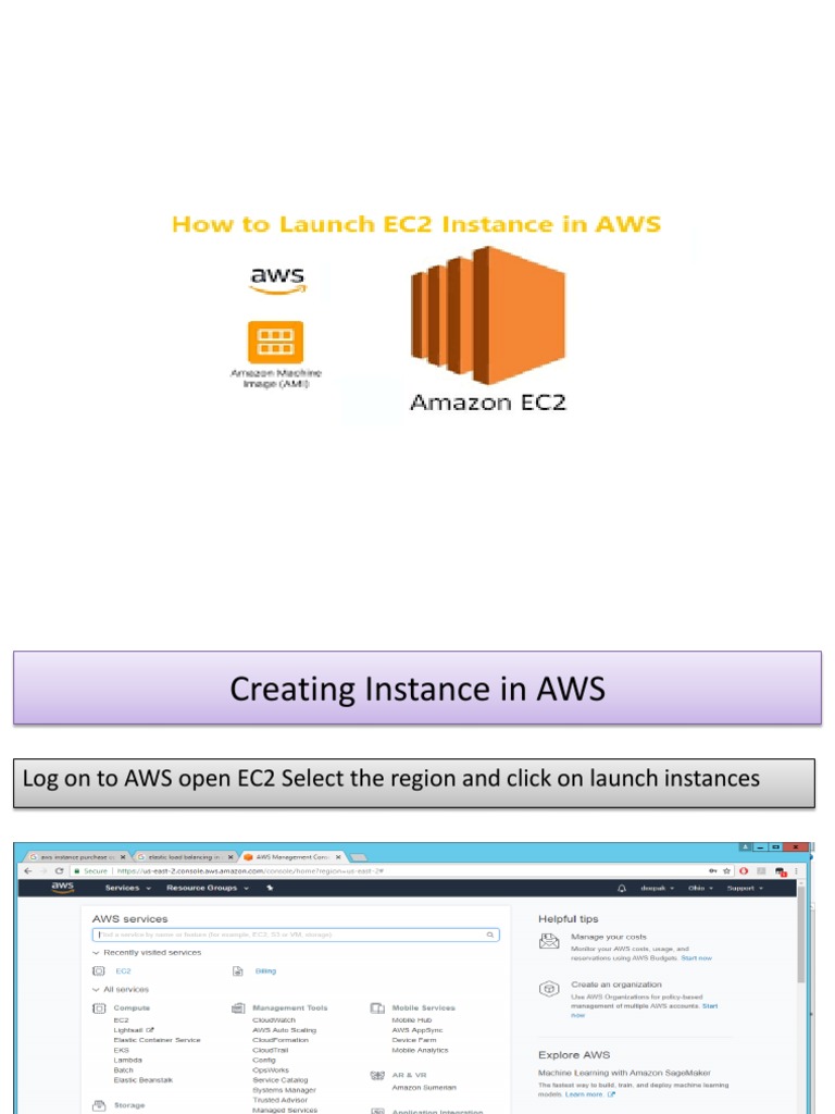 04 1) +EC2+instance+Lab | PDF | Ip Address | World Wide Web