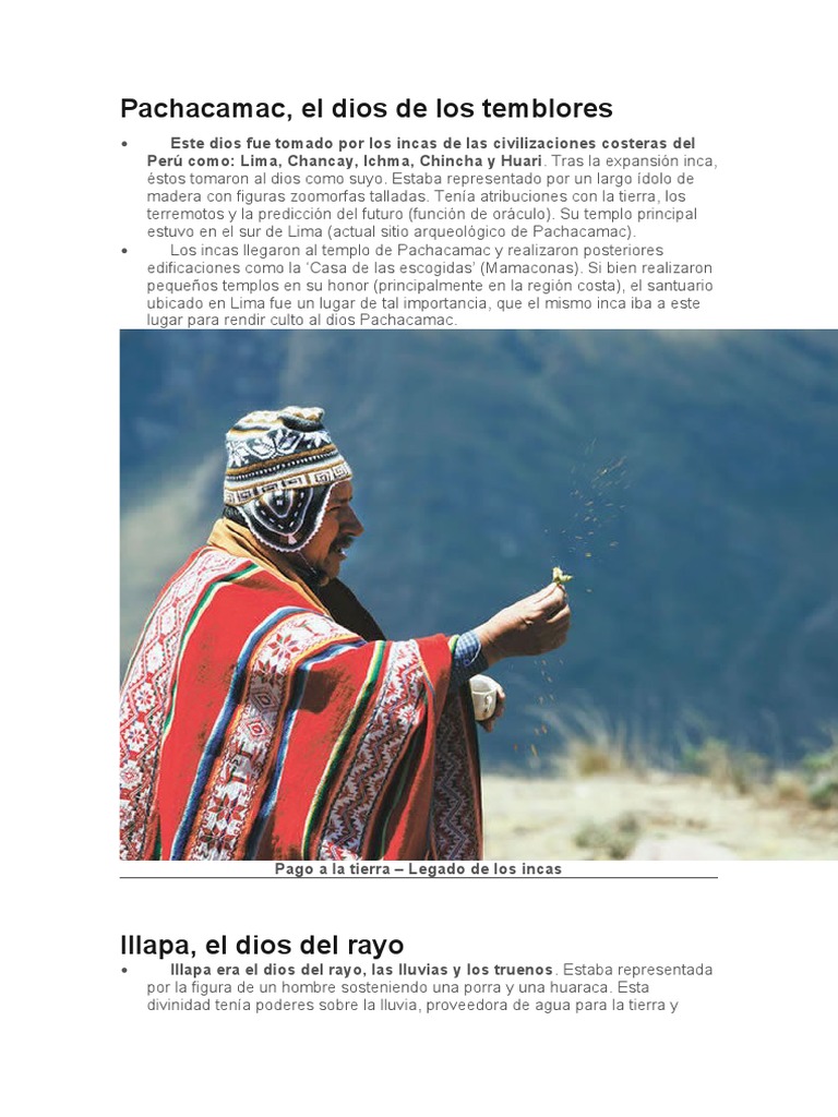 Apu y Pachacamac | PDF | Imperio Inca | Arqueología