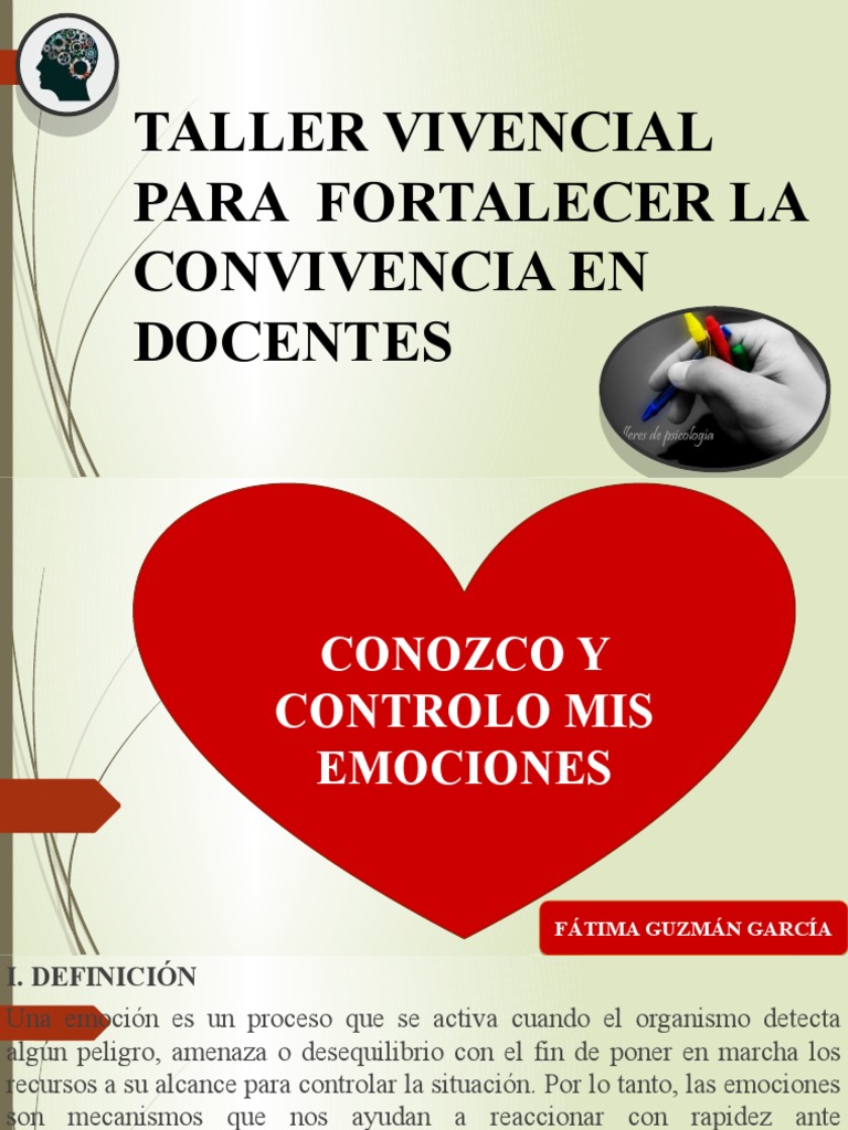 Conozco y controlo mis emociones | PDF | Temor | Las emociones