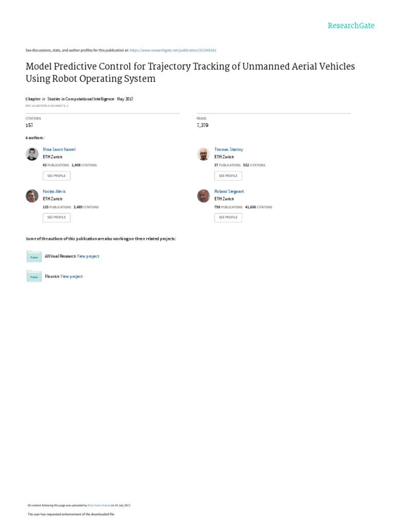 MPC For UAV ROS V2-Annotated | PDF | Mathematical Optimization ...