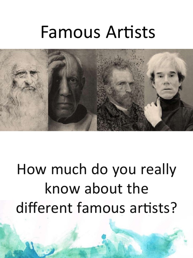 Famous Artist Pdf