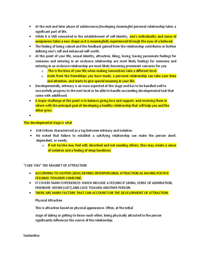 PERDEV | PDF | Attitude (Psychology) | Friendship