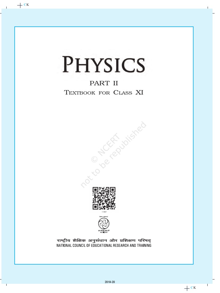 Physics Part 2 Class 11 | PDF | Deformation (Engineering) | Stress ...