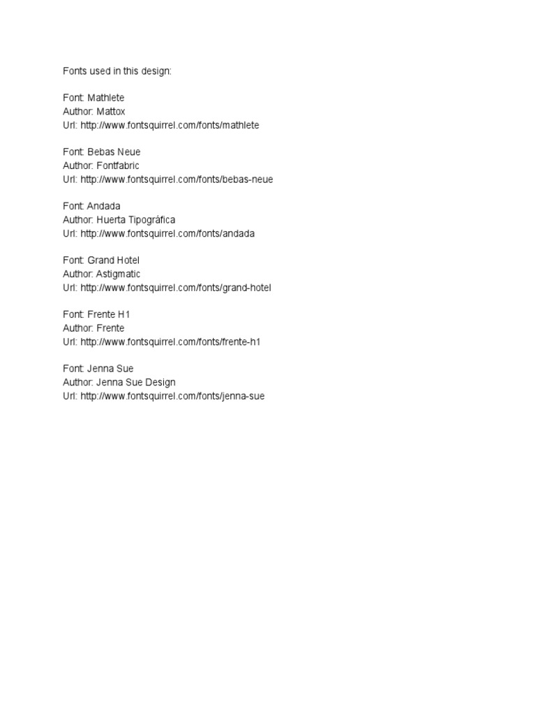 Archivetemp Fonts | PDF