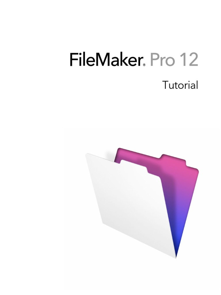 Fmp12 Tutorial | PDF | File Maker | Computer File