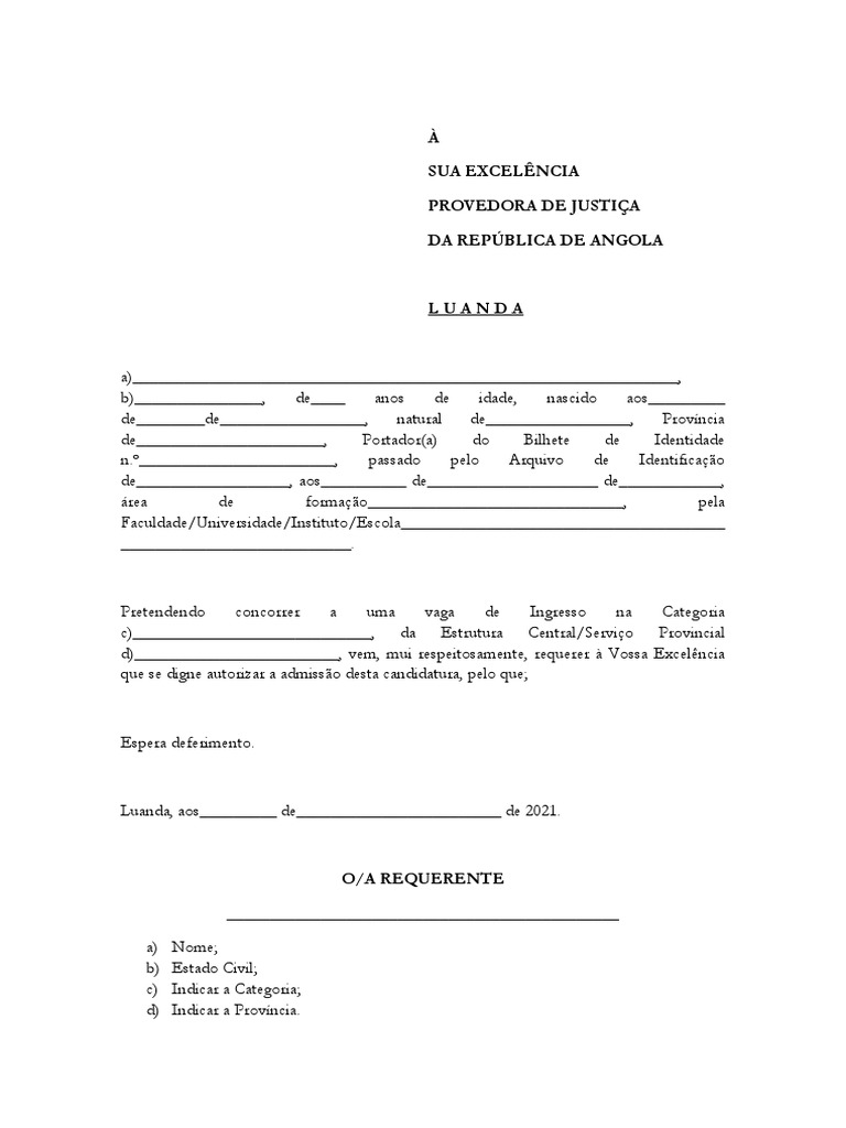 Requerimento para Concurso Público 2025 | PDF | Ciências Sociais