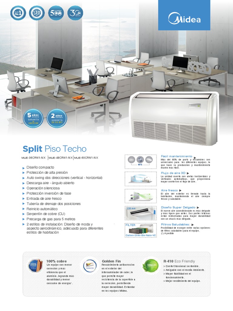 Ficha de Midea | PDF | Cobre | Materiales de construcción