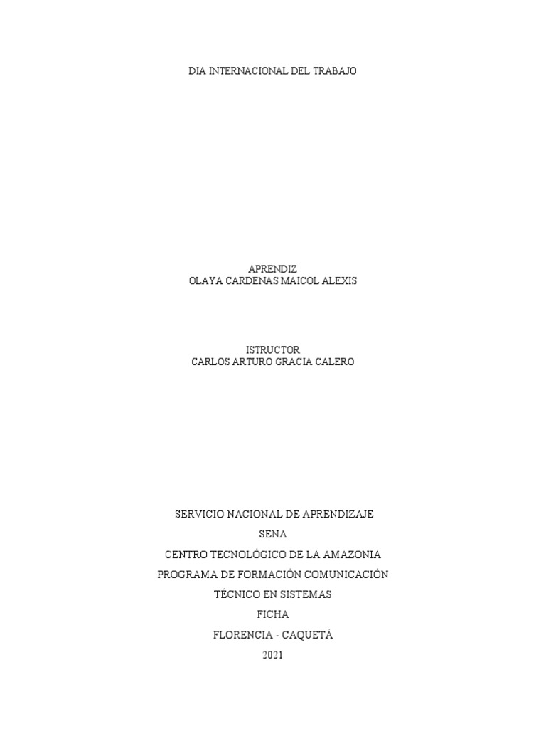 Actividades para el Día del Trabajo Infantil | PDF | Relaciones ...