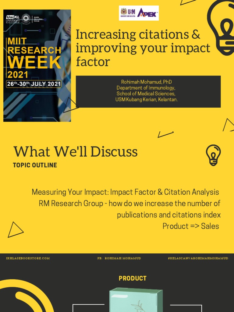 Boosting Citations & Impact Factor | PDF | Scholarly Communication ...