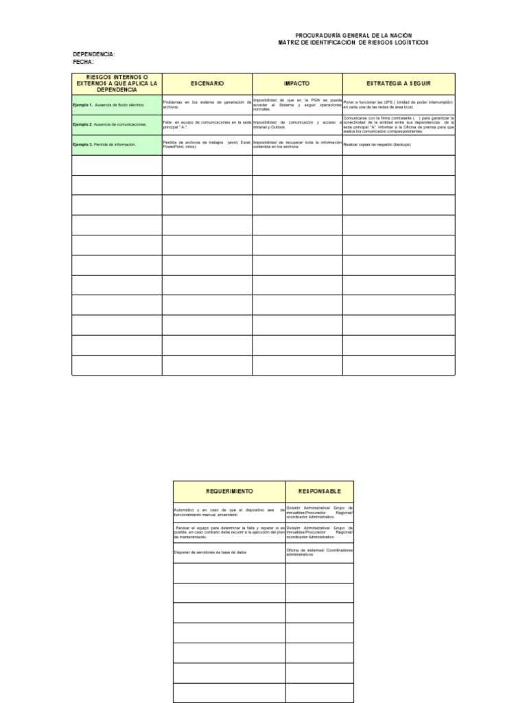 20 Matriz Identificación de Riesgos Logisticos | PDF | Archivo de ... 20 Matriz Identificación de Riesgos Logisticos | PDF | Archivo de ...