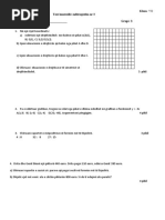 Teste Matematika VI | PDF