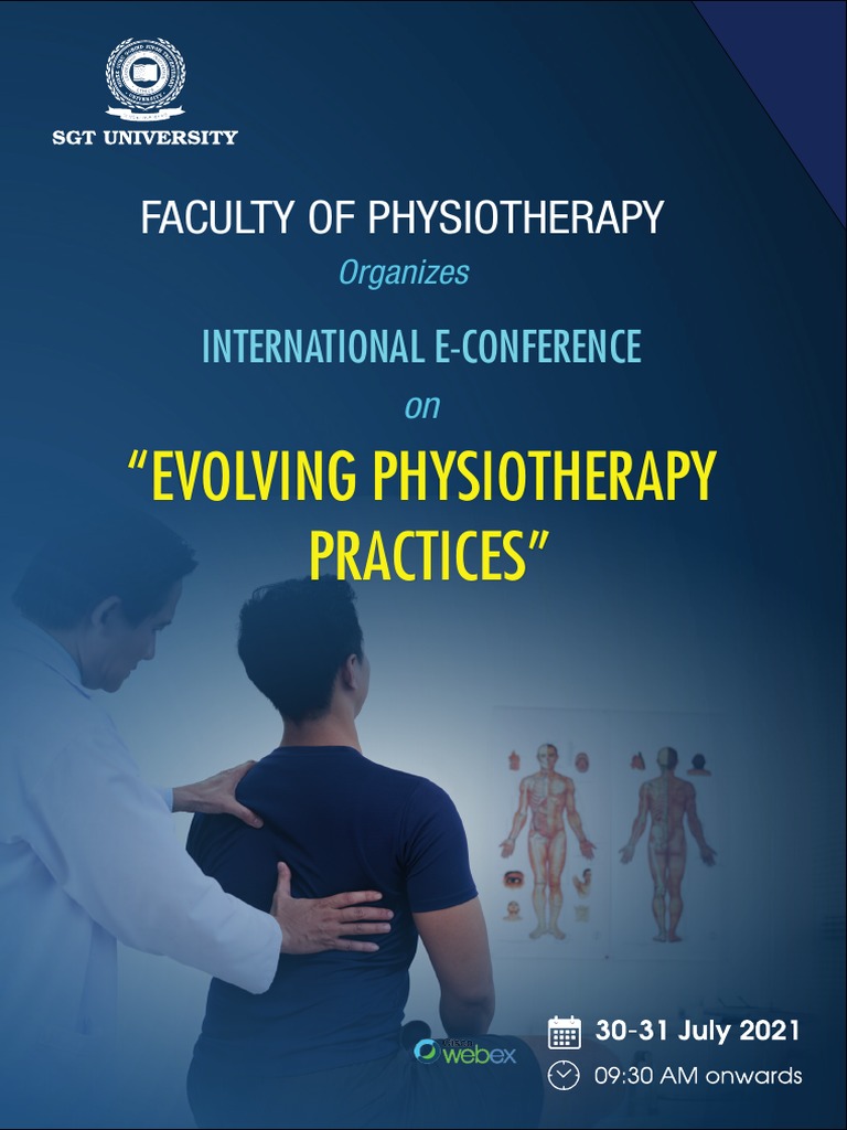 E-Conference - Brochure - Revised | PDF | Physical Therapy | Medicine