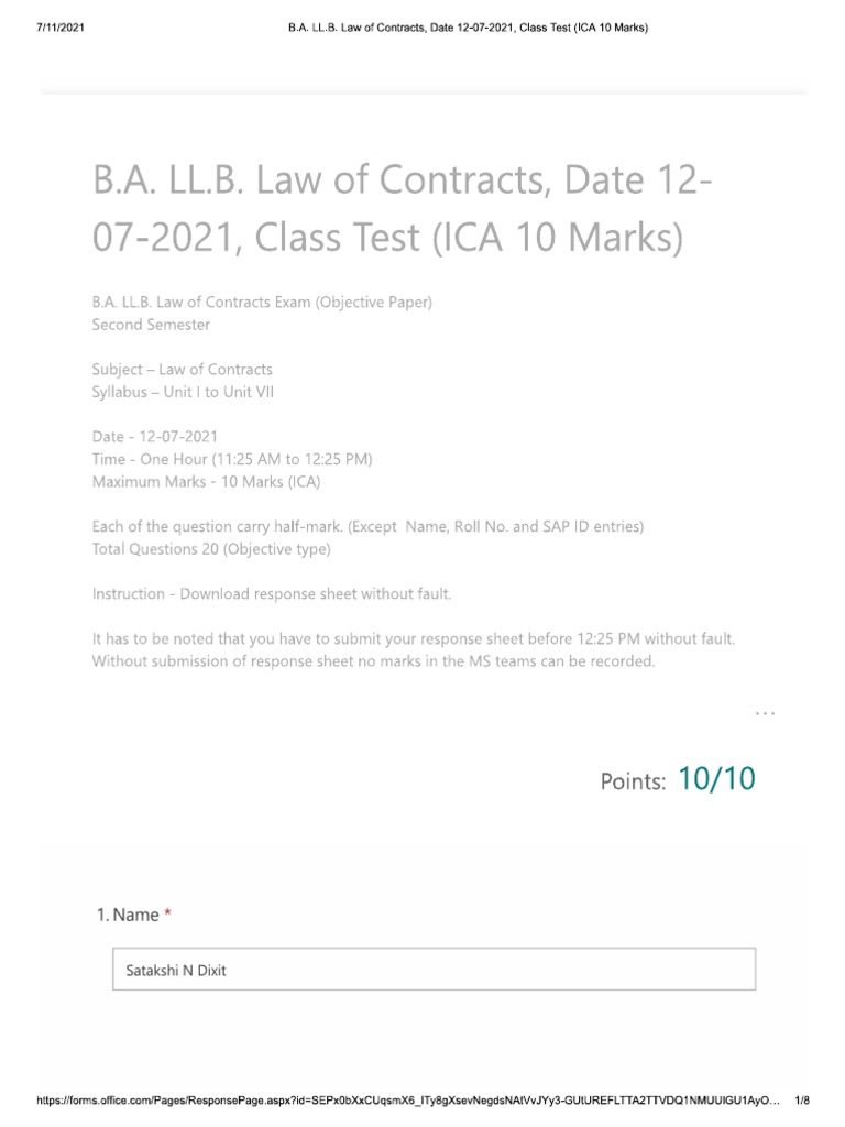 Test Contracts | PDF