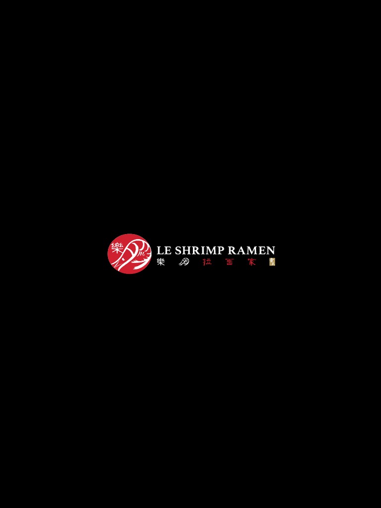 Le Shrimp Ramen Menu | PDF
