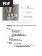 Free Izzy Teddy Bear Knitting Pattern | PDF | Home & Garden