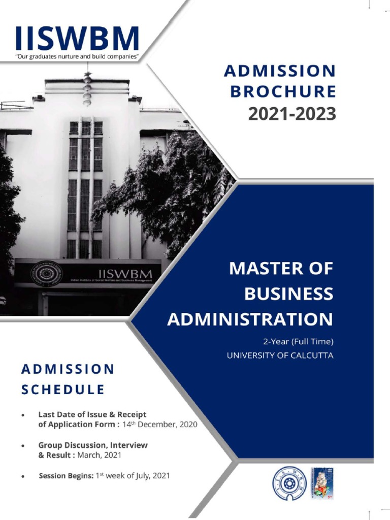 Mba Admission Brochure-Compressed | PDF