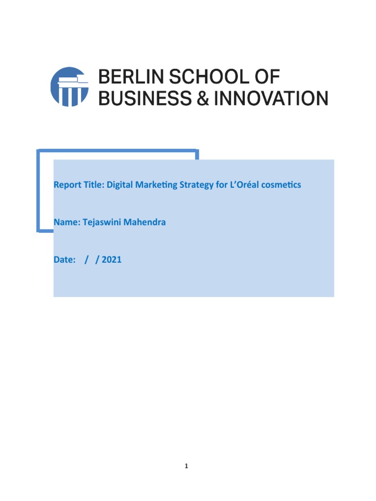 DM Report Structure in Template | Download Free PDF | Digital Marketing ...