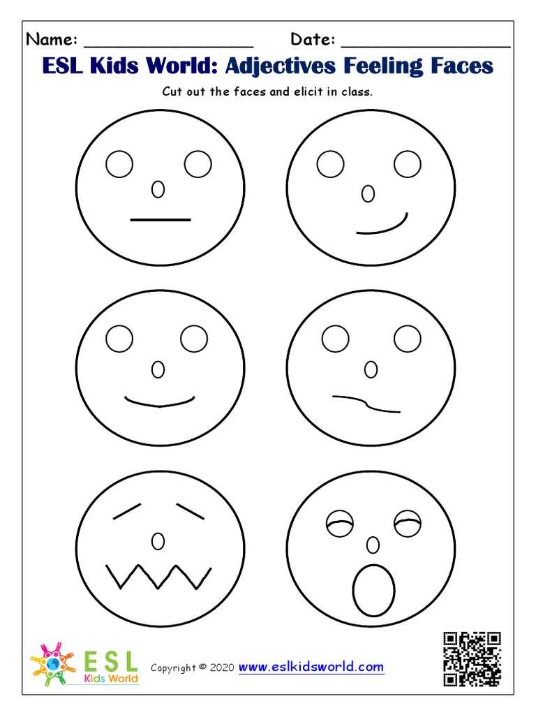 Adjectives Feelings Faces | PDF | Career & Growth | Business