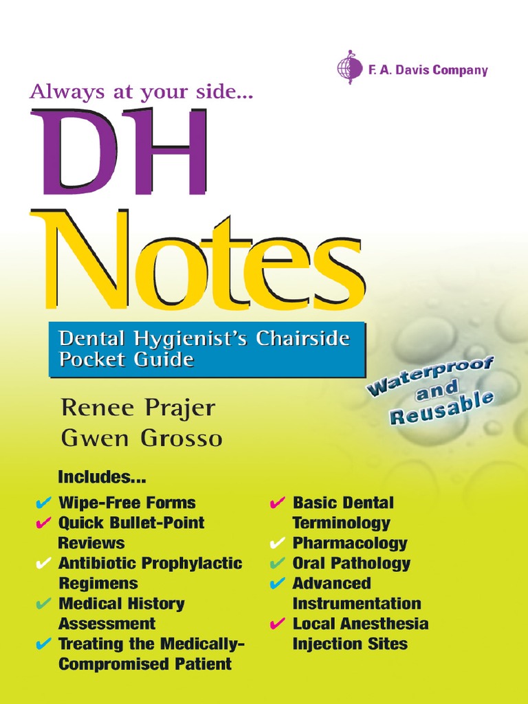 DH Notes Dental Hygienist S Chairside Po | PDF