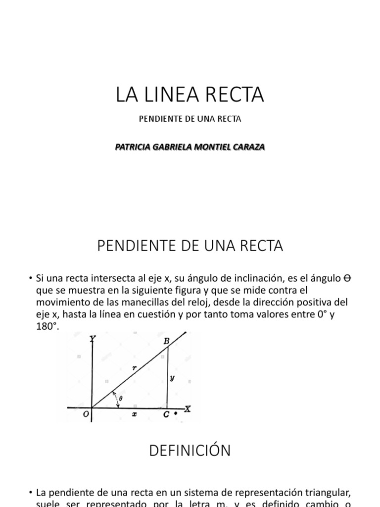Definición y ejemplos de línea recta | PDF