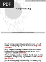 Panduan Geoprocessing ArcView | PDF
