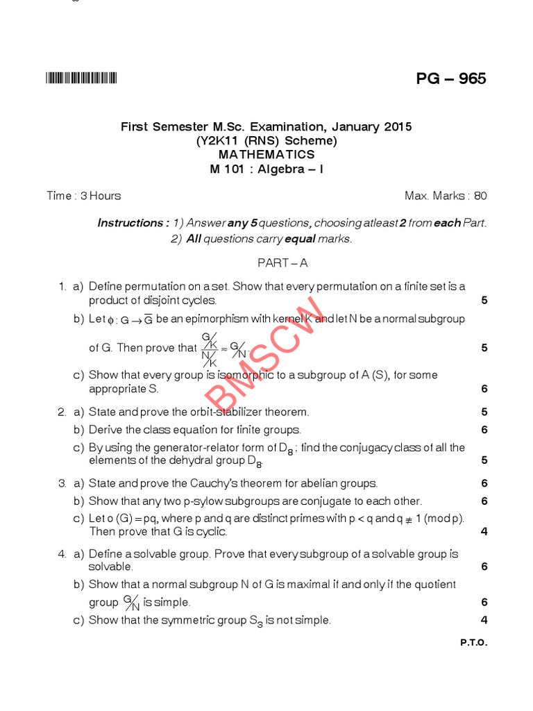 Analysis of Group Structures, Ring Theory Concepts, and Polynomial ...