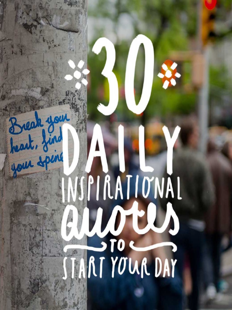 Daily Inspirational Quotes | PDF