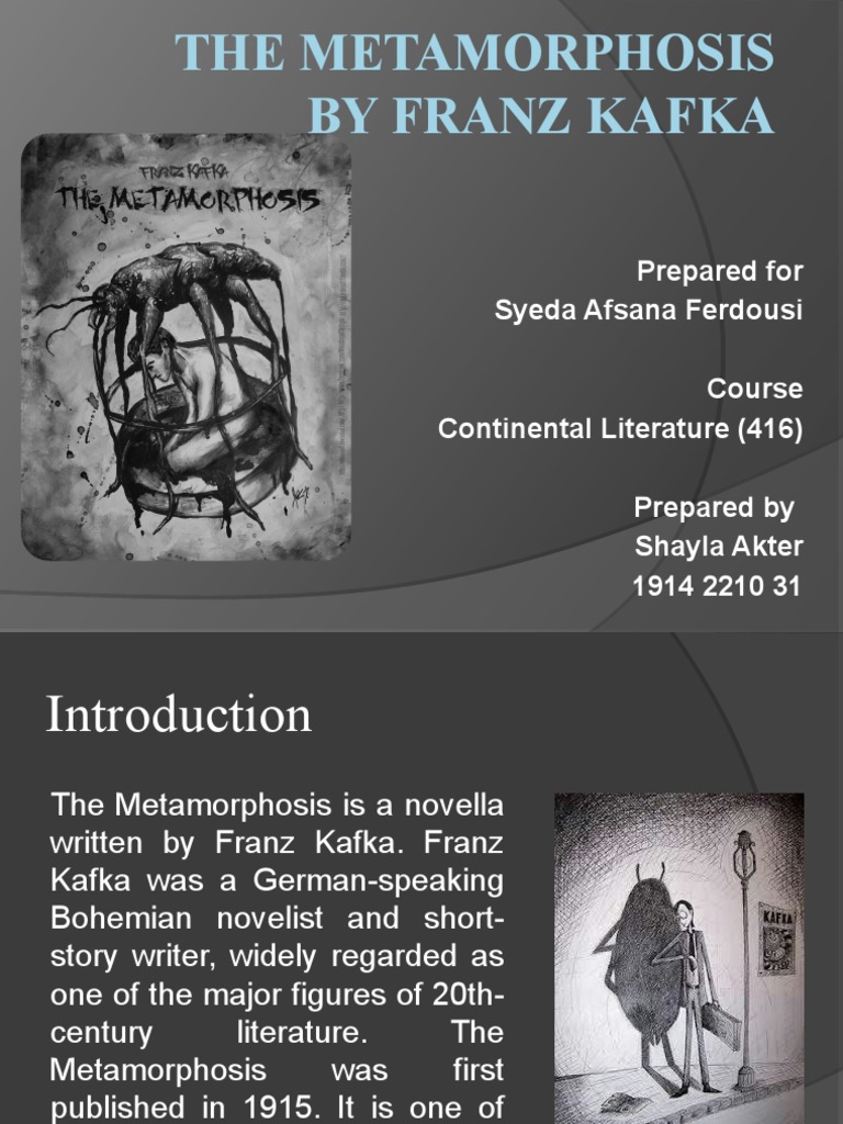 The Metamorphosis by Franz Kafka | PDF