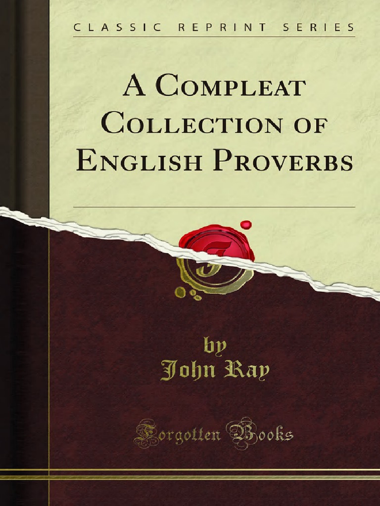 A Compleat Collection of English Proverbs | PDF