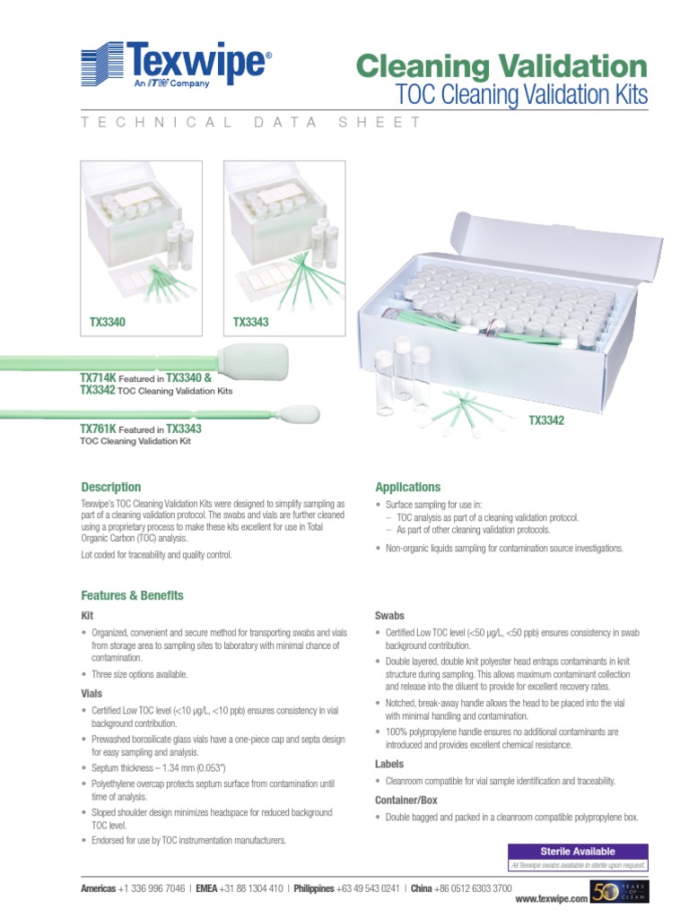 Kit-Fco Vial TOC | Download Free PDF | Total Organic Carbon | Chemistry