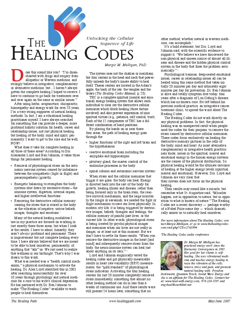 The Healing Codes | PDF