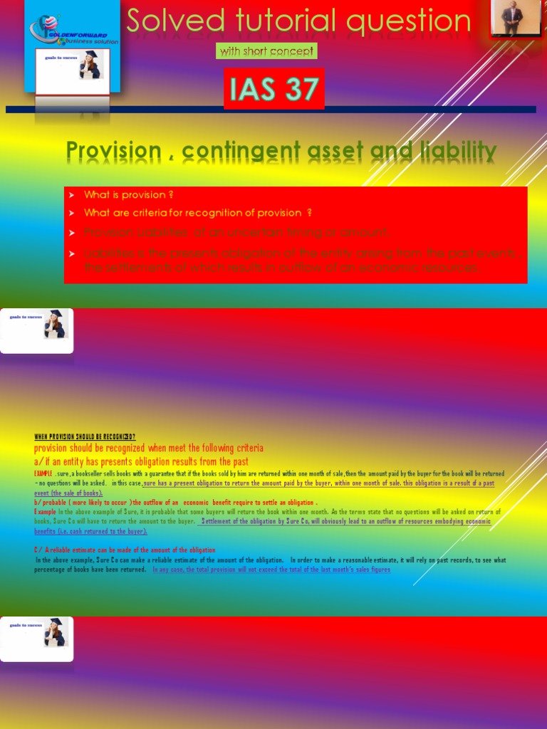 Understanding Provisions and IAS 37 | PDF | Expense | Balance Sheet