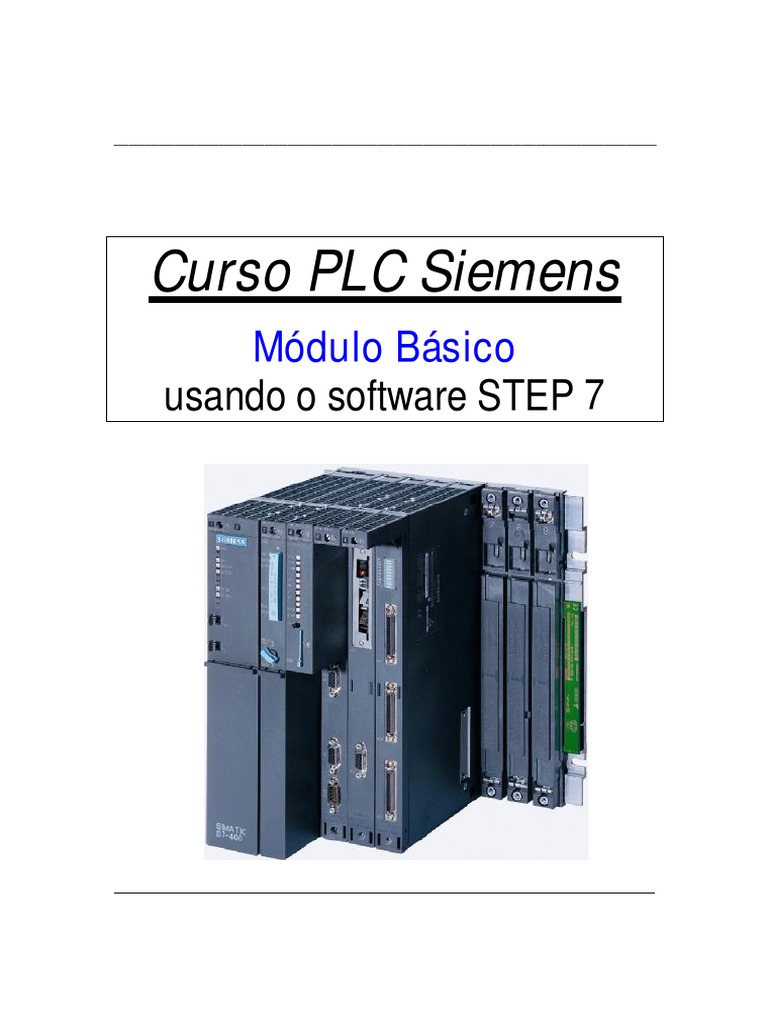 Apostila Curso PLC Siemens Software Step7 Rev1 | PDF | Processo ...