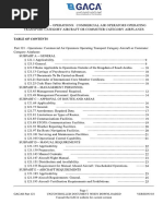 GACAR Parts Overview and Index | PDF | Aircraft | Air Traffic Control
