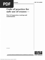 BS 7121-1 Code of Practice For Safe Use of Crane PDF | PDF