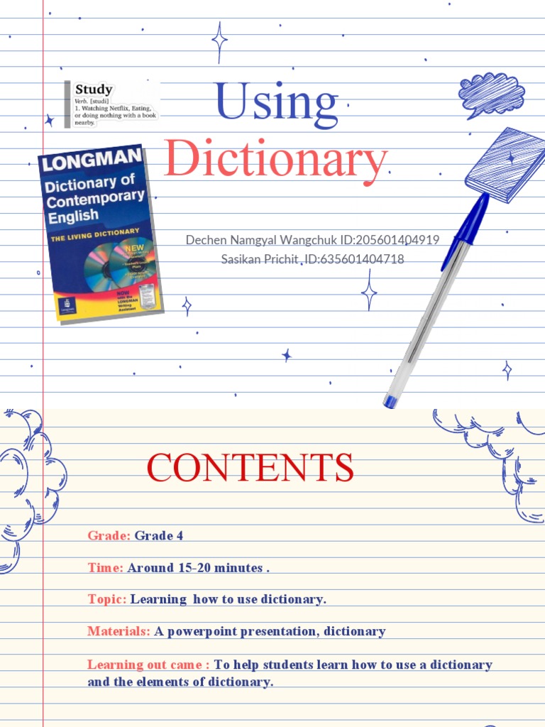 Using Dictionary | PDF | Career & Growth