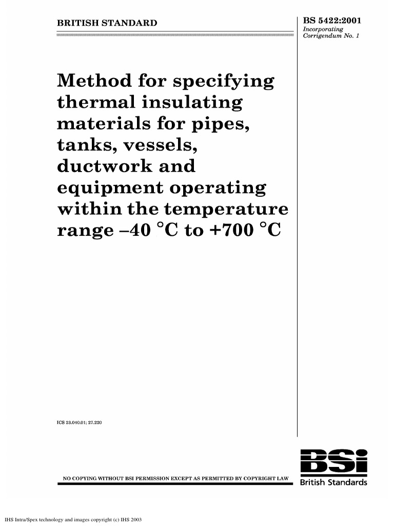 BS 5422-2001 | PDF
