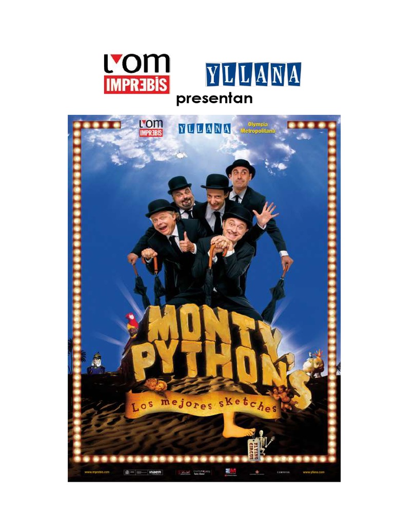 MONTY PYTHON Los Mejores Sketches Dossier | PDF | Humor | Monty Python