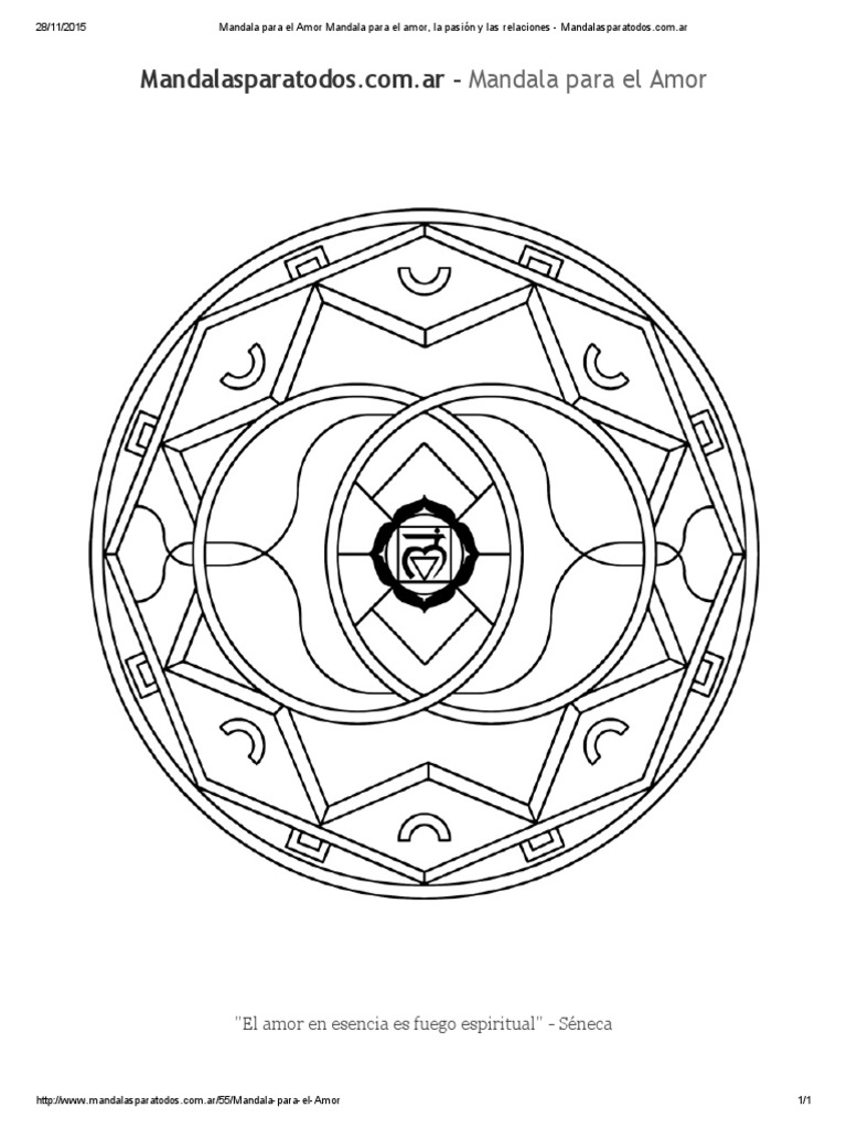 Mandala para El Amor Mandala para El Amor, La Pasión y Las Relaciones | PDF