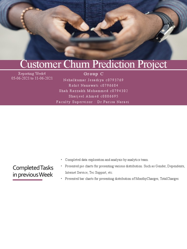 Customer Churn Prediction Project: Group C | PDF | Machine Learning ...