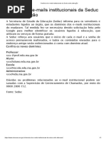 Tutorial E-Mail Primeiro Acesso | PDF