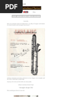 Fingering Chart - Bass Clarinet | PDF