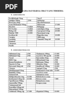 Daftar Obat Norum | PDF