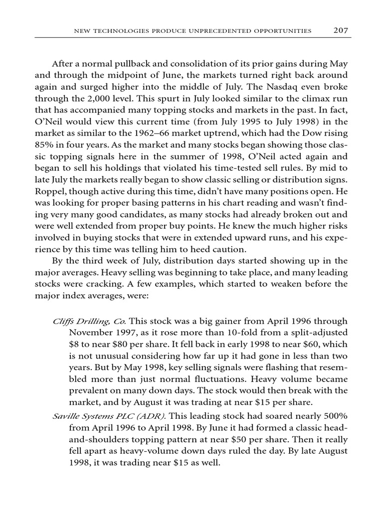 Jim Roppel Market Action 5 | PDF | Financial Markets | Financial Economics